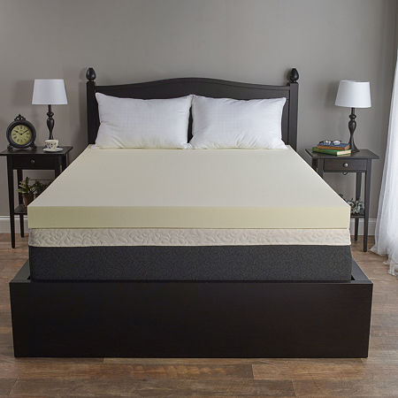 Isotonic Visco 4 Memory Foam Mattress Topper  Twin - Light Beige