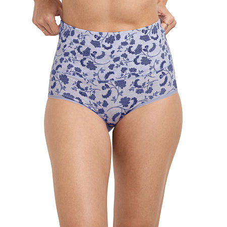 Jockey Womens 3-Pk. Skimmies 360Â° Tummy Smoothing Cotton Brief Underwear 4854 - Pink Haze/sandy Shimmer/twilight Sands