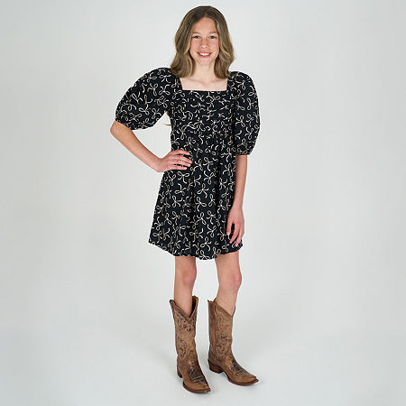 Click here for Rare Editions Big Kid Girls 3/4 Sleeve Puffed Slee... prices