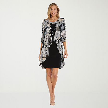 Click here for R & M Richards Womens Paisley Jacket Dress With Re... prices