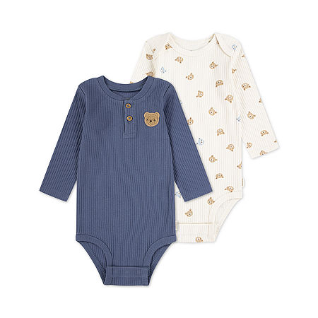 Click here for Huggies Baby Boys Crew Neck Long Sleeve Rib Knit 2... prices