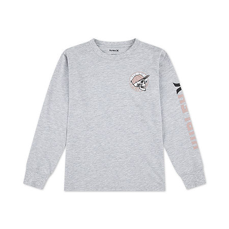Click here for Hurley Big Kid Boys Crew Neck Long Sleeve Regular... prices