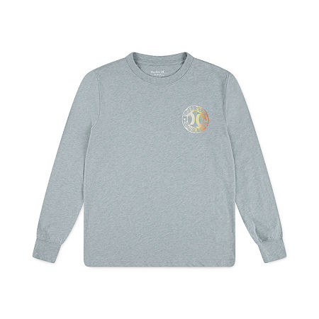 Click here for Hurley Big Kid Boys Crew Neck Long Sleeve Regular... prices