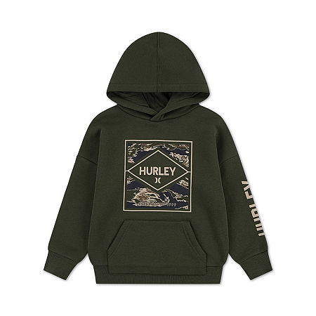 Click here for Hurley Big Kid Boys Long Sleeve Fleece Hoodie  X-l... prices