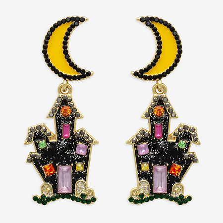 Click here for Bijoux Bar Gold Tone Haunted House Womens Multi Co... prices