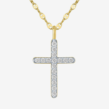 Click here for Cross (Gh / Si2 I1) Womens 1/3 CT. T.W. Lab Grown... prices