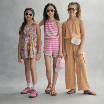 Thereabouts Little & Big Girls Cargo Wide Leg Pull-On Pant - JCPenney