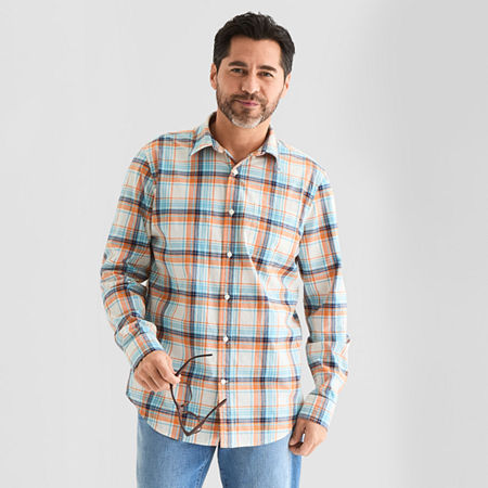 Click here for St. Johns Bay Poplin Mens Long Sleeve Classic Fit... prices