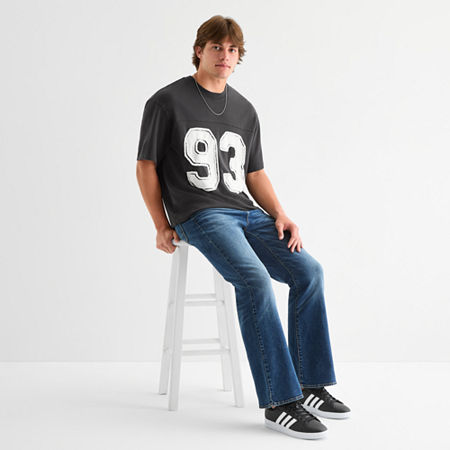 Click here for Arizona Mens Bootcut Jean  36 32  Blue prices