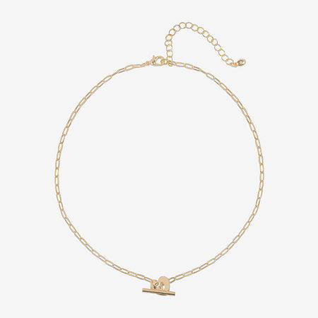 Click here for Bijoux Bar Womens Heart 16 Inch Pendant Necklace... prices