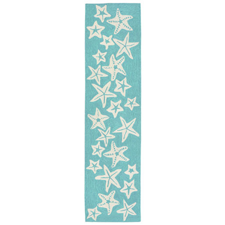Click here for Liora Manne Capri Starfish Runner  One Size  Blue prices