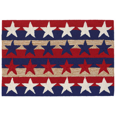 Click here for Liora Manne Frontporch Stars and Stripes Red 26 x... prices