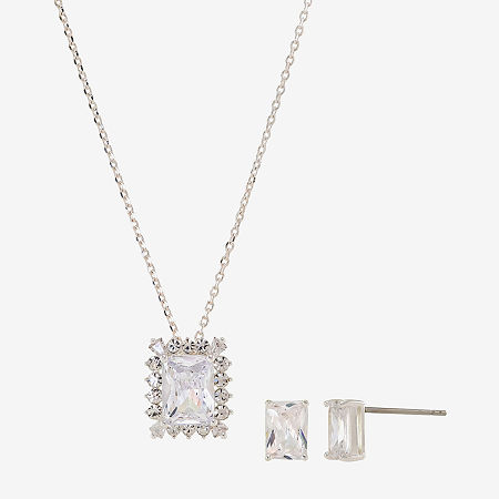 Click here for Sparkle Allure Halo Womens Cubic Zirconia Pure Sil... prices