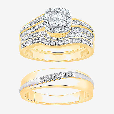 Click here for Unisex Adult 1/2 CT. T.W. Natural White Diamond 10... prices