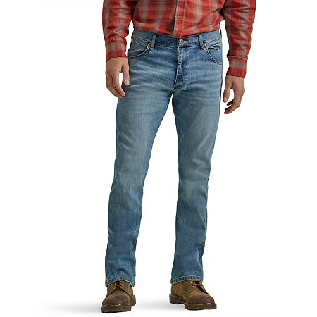 Click here for Wrangler Mens Stretch Fabric Slim Fit Bootcut Jean... prices