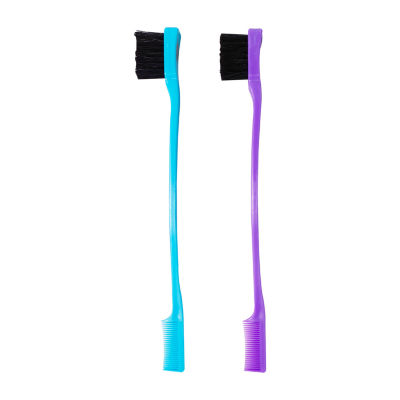 Afro Unicorn 2-pc. Edge Control Double-Sided Hair Brush AU093, Color ...