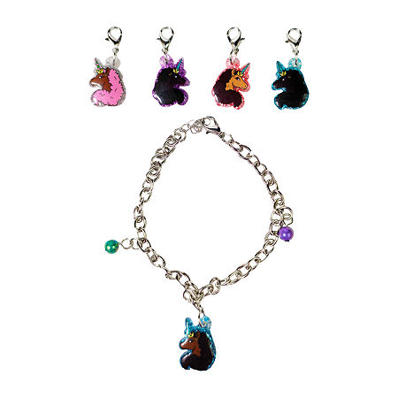 Click here for Afro Unicorn 6-pc. Charm Bracelet Set  One Size  M... prices