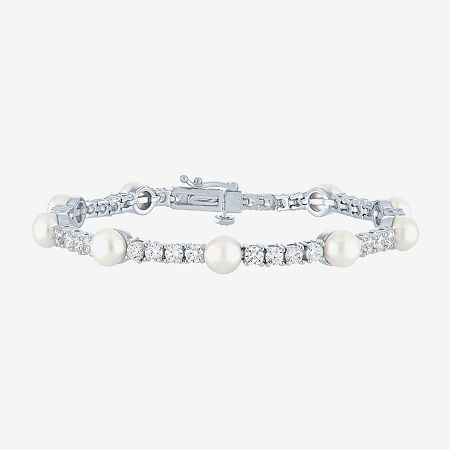 Click here for Womens Cultured Freshwater Pearl & Cubic Zirconia... prices