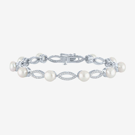 Click here for Gemstone Sterling Silver Oval Tennis Bracelet  One... prices