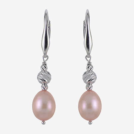 Click here for Womens Dyed Pink Cultured Freshwater Pearl Sterlin... prices