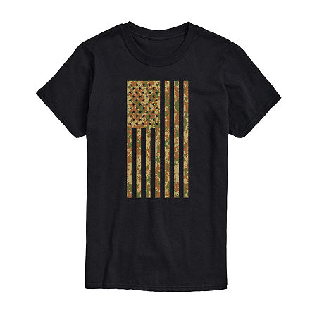 Click here for Mens Short Sleeve Camo American Flag Graphic T-Shi... prices
