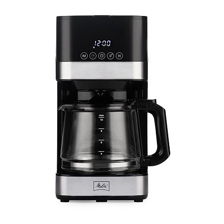 Click here for Melitta 10-Cup Tocco Glass Coffee Maker - Black /... prices
