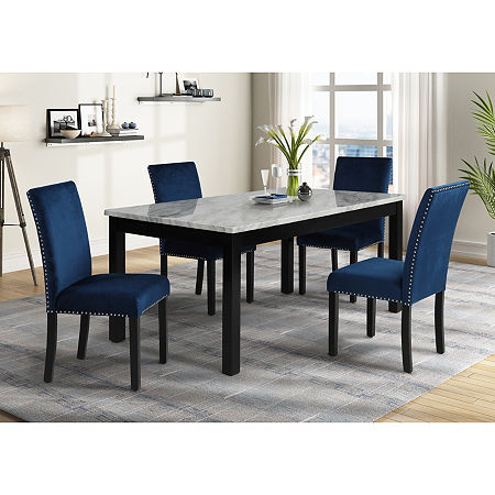 Click here for Celeste 5-pc. Round Dining Set  One Size  Blue prices