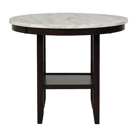 Click here for Celeste Round Faux Marble-Top Dining Table  One Si... prices