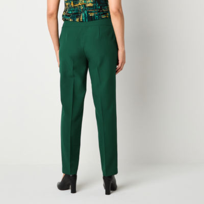 Black Label by Evan-Picone Womens Straight Fit Straight Suit Pants ...