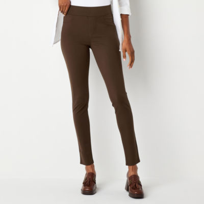 St. John's Bay Womens Skinny Pull-On Pants - JCPenney