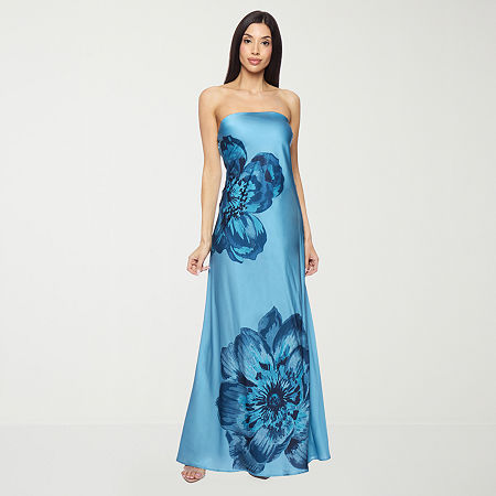 Click here for Premier Amour Satin Womens Sleeveless Floral Maxi... prices
