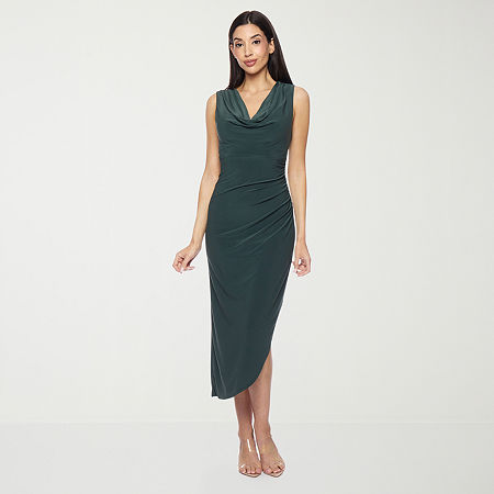 Click here for Premier Amour Womens Sleeveless High-Low Sheath Dr... prices