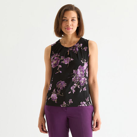 Click here for Black Label by Evan-Picone Womens Keyhole Neck Sle... prices