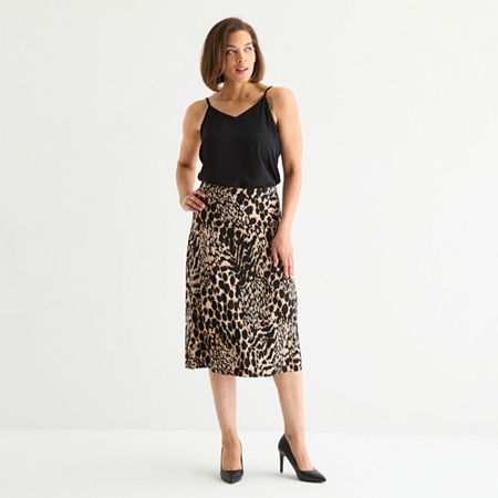 Click here for Black Label by Evan-Picone Womens Midi A-Line Skir... prices