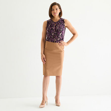 Click here for Black Label by Evan-Picone Womens Suit Skirt  14... prices