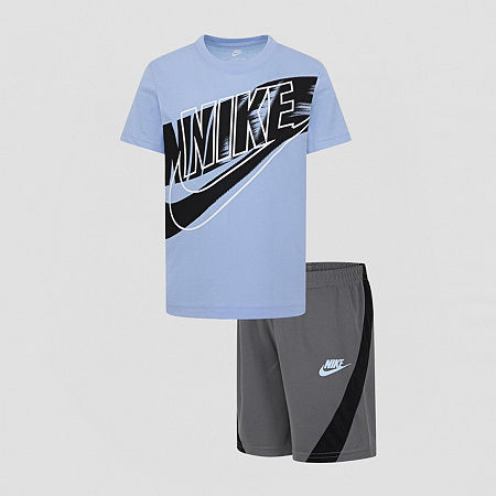 Click here for Nike Little Boys 2-pc. Short Set  7  Gray prices