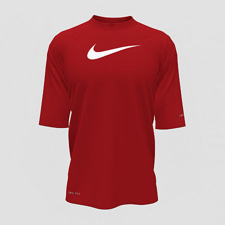 Click here for Nike Big Kid Boys Rash Guard  Medium  Red prices