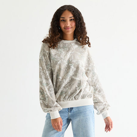 Click here for Arizona Womens Crew Neck Long Sleeve Juniors Sweat... prices