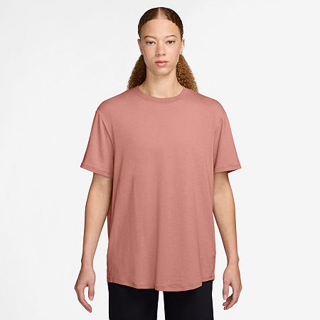 Nike Dri-Fit Womens Crew Neck Short Sleeve Quick Dry Active T-Shirt  Xx-large  Pink