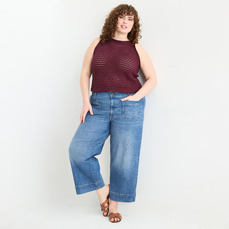 Click here for a.n.a Womens - Plus Highest Rise Cropped Jean  22w... prices