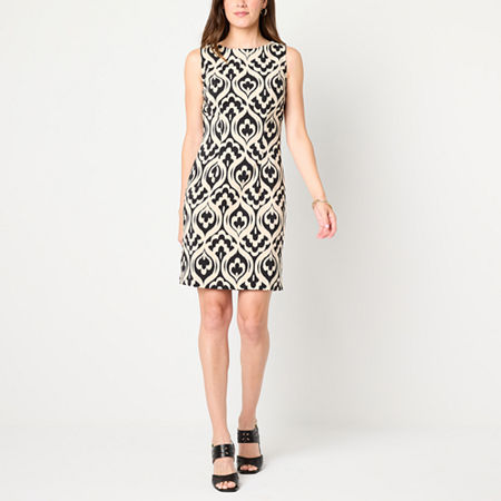 Click here for Alyx Womens Sleeveless Geometric Sheath Dress  6 P... prices