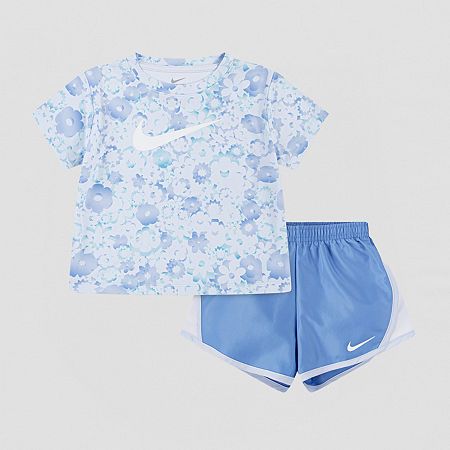 Click here for Nike Little Girls 2-pc. Short Set  4  Blue prices