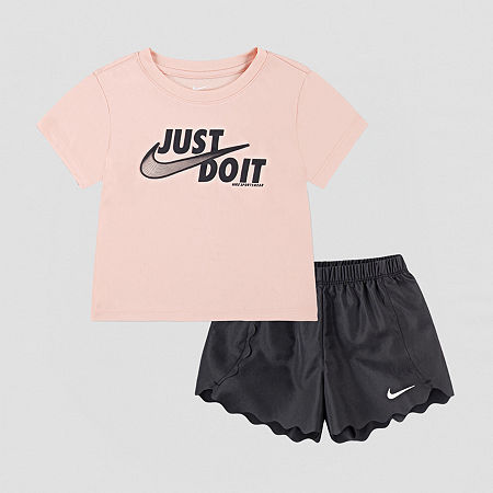 Click here for Nike Little Girls 2-pc. Short Set  6  Pink prices