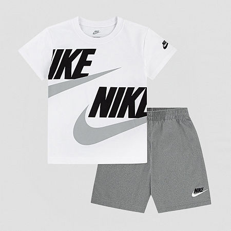 Click here for Nike Little Boys 2-pc. Short Set  7  Gray prices
