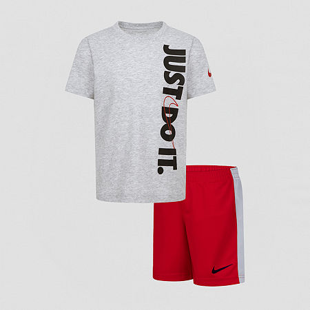 Click here for Nike Little Boys 2-pc. Short Set  7  Red prices