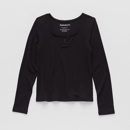 Click here for Thereabouts Little & Big Kid Girls Square Neck Lon... prices