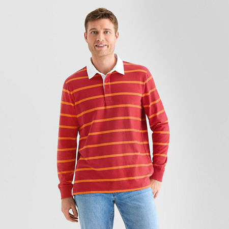 Click here for St. Johns Bay French Terry Rugby Mens Classic Fit... prices
