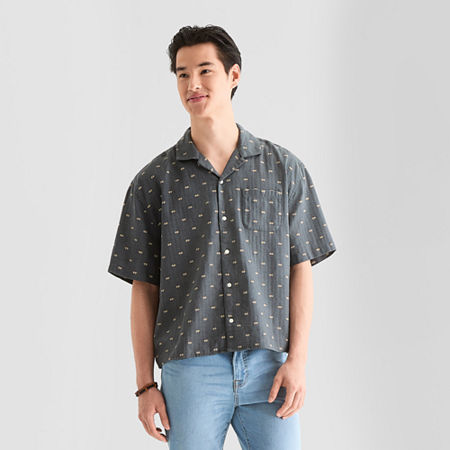 Click here for Arizona Mens Short Sleeve Relaxed Fit Button-Down... prices