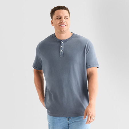 Click here for Arizona Mens Big and Tall Short Sleeve Henley  Lar... prices