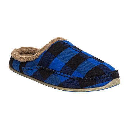 Deer Stags Mens Nordic Slipper - Blue
